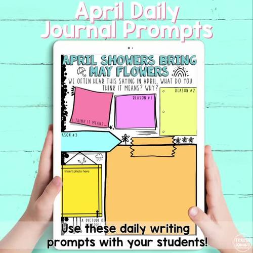 April Easter Daily Doodle Digital and Print Journal Prompts by Teresa Kwant