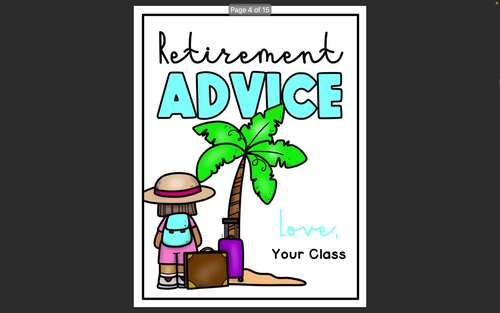 Retirement Advice Book | Gift | Writing | Keepsake | Veteran Teacher ...