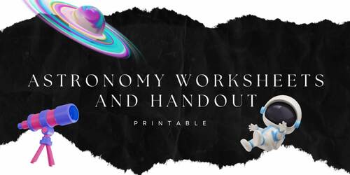 Astronomy Worksheets and Handout by Lib Anatomy school | TPT