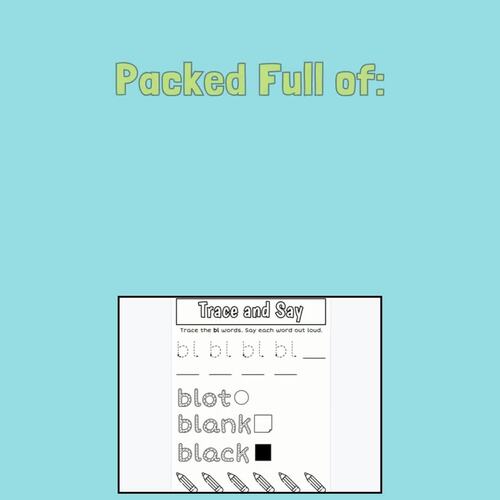 Literacy Lab: Consonant Blends Worksheets | No Prep Printables | TPT