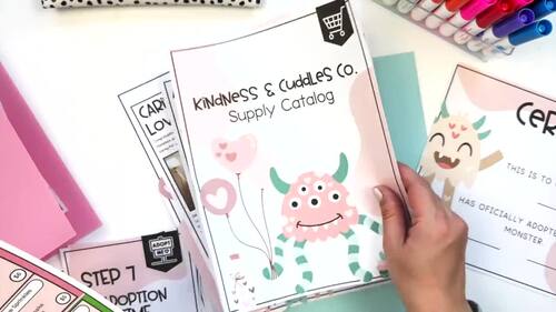 Adopt a Love Monster, Project Based Learning, Valentine's Day PBL