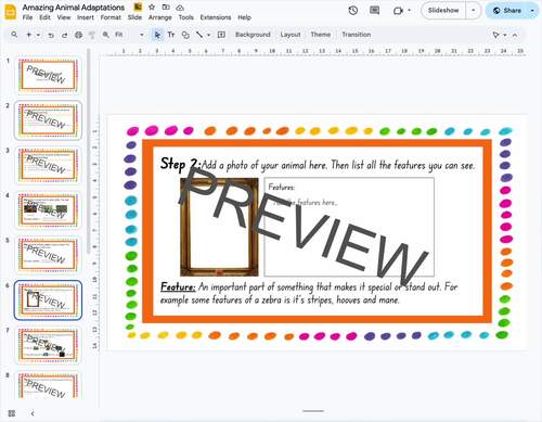Animal Adaptations Research Project | Scaffolded Science Task | Google ...