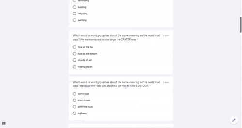 Grade 2 MyView Literacy Unit 5 Week 4 Google Forms, Assessment Practice