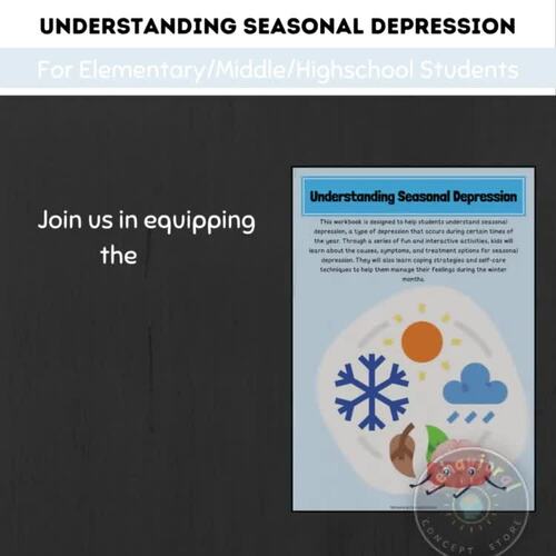 Seasonal Depression Worksheet: Support for Mental Well-being | TPT
