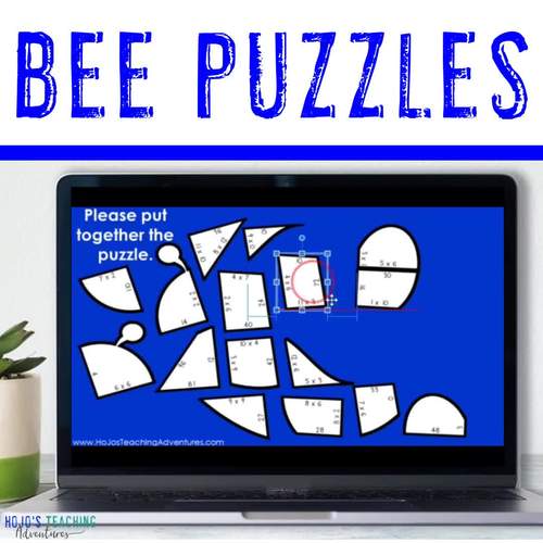 SUBTRACTION Bumble Bee Craft | FUN Summer Math Center Game Activity Puzzles