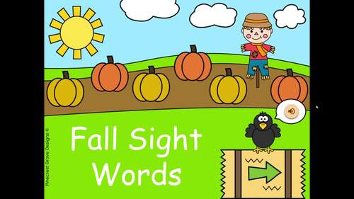 Fall Sight Words Games Bundle - Fry's First 100 by Pinecrest Grove Designs