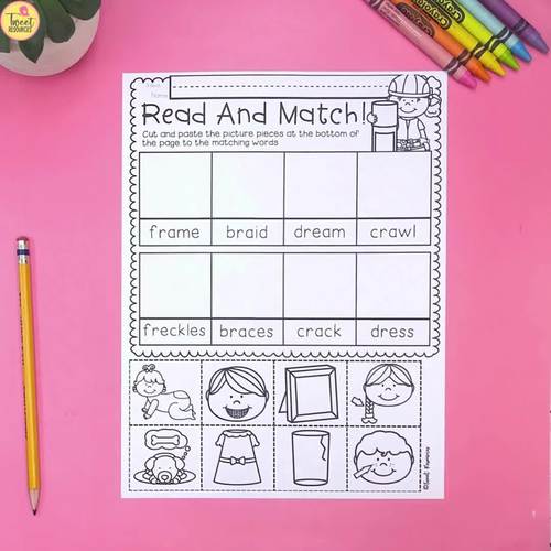 Read & Match Phonics (CVC, Digraphs, Diphthongs and more!) by Tweet ...