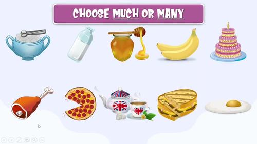 QUANTIFIERS (some, any, much, many) Power Point by Brainy Publishing