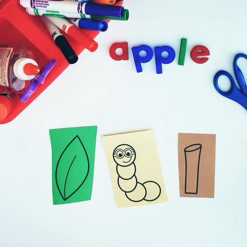 September Craft Kindergarten | Apple Craft Kindergaten | Fall Apple Craft