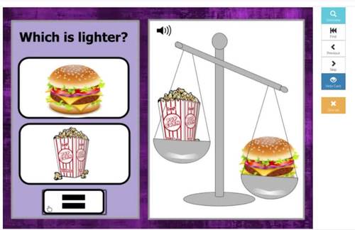 Measurement| Weight Comparison| Boom Cards| Digital Task Cards | TPT