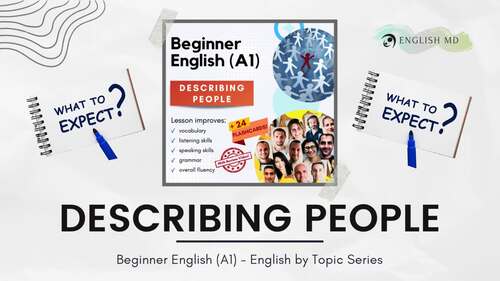 Describing People | Appearance & Personality | Beginner ESL/ELL ...