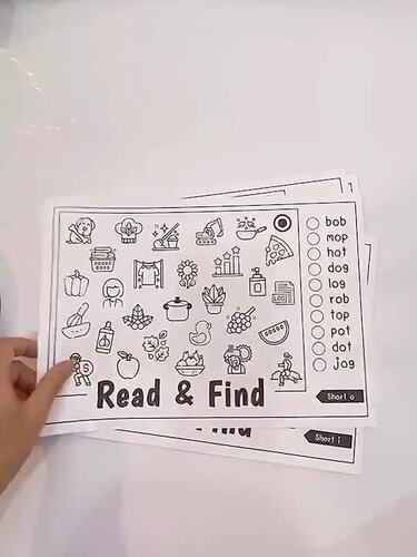 Read and Find : Phonics Picture Puzzles - Short and Long Sounds | TPT