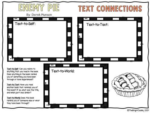 Enemy Pie Activities | SEL Bullying, Respect, Not Judging Others ...