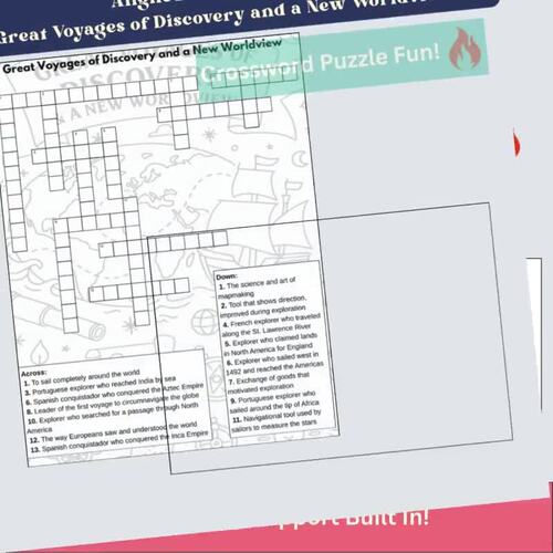 Voyages of Discovery & Cartography Advances Puzzle Pack — HSS 7.11.1