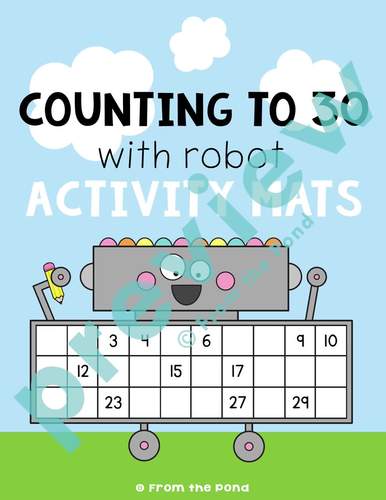 Missing Numbers Counting and Writing Numbers to 30 by From the Pond