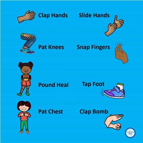 Singing / Body Percussion, based on book "I Got the Rhythm" by TEACH ...