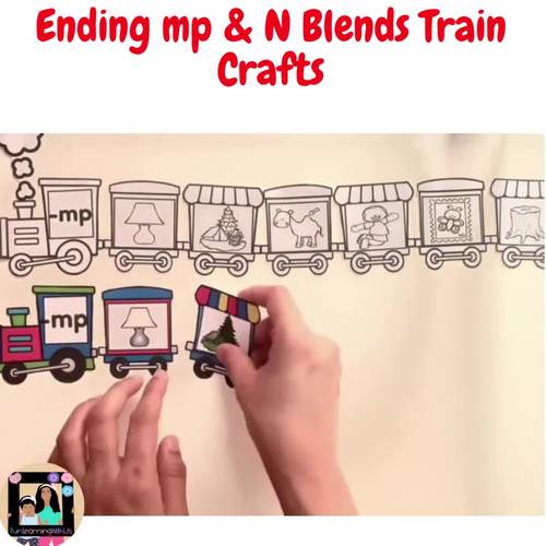 Consonant Ending Mp & N Blends Train Craft Activity | Blends Craft Activity