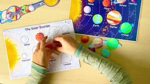 Solar System Model Activity with Distance Between Planets by RikiTikiArt