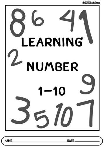 NUMBER 0-10 FOR PRESCHOOL/KINDERGARTEN by PEW Store | TPT