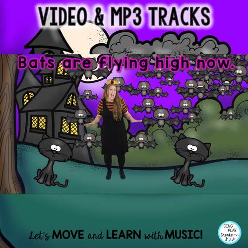 Halloween Learning Action Song: “Cats and Bats” Literacy and Movement ...