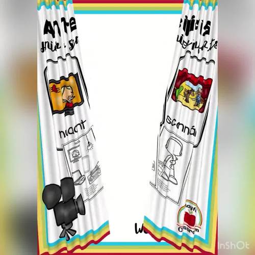 An Teilifís - Irish Worksheets for Junior and Senior Infants | TPT