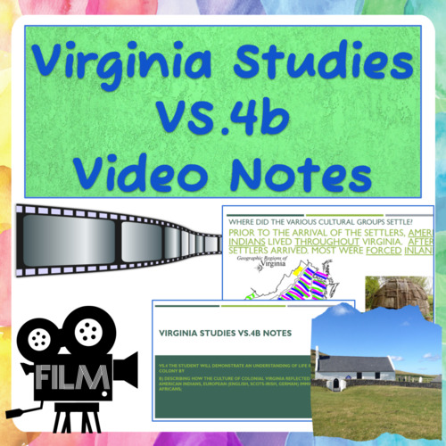 Virginia Studies VS.4b Notes Recording by Land of Learning by Laura