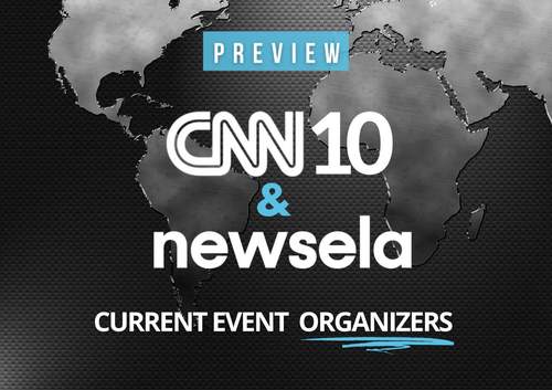 NEWSELA & CNN Current Events Graphic Organizers & Worksheets | Added ...