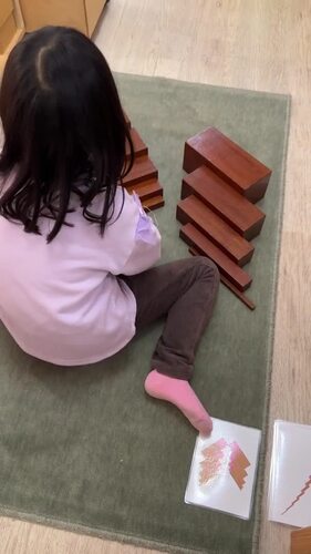 Montessori Pink Tower & Brown Stair All-in-One Pattern Card Set | TPT