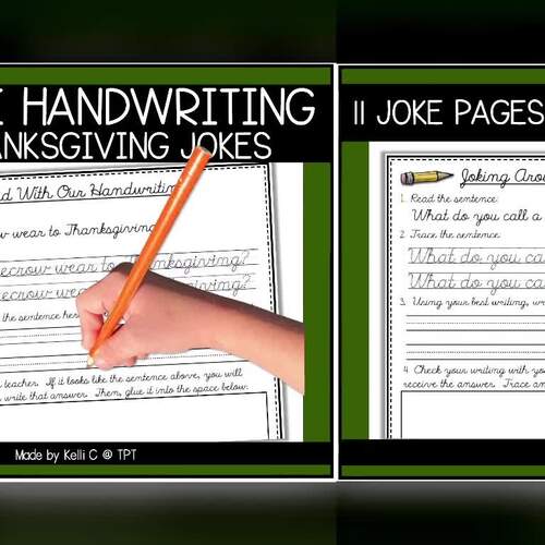 Just a Joke Cursive Handwriting Practice Improve Penmanship ...
