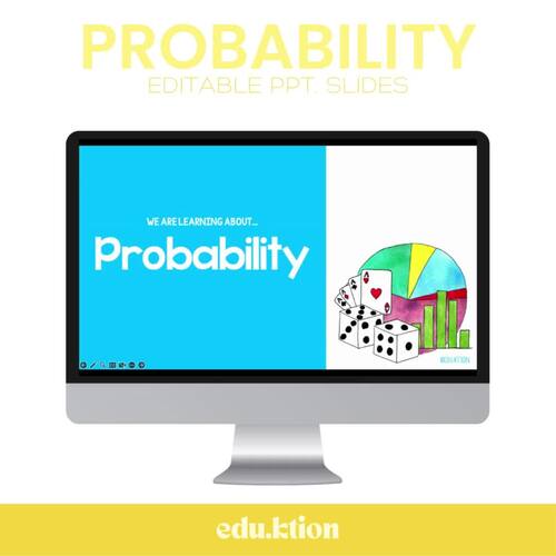 Probability Warm Up (Editable Slides) by eduKTion | TPT