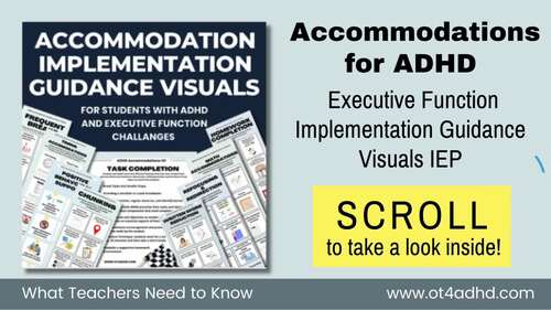 Accommodations for ADHD Executive Function Implementation Guidance ...