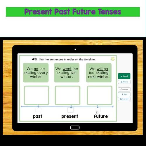 Past Present Future Verbs|Past Present Future Tenses Boom Cards Digital ...
