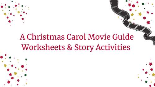A Christmas Carol by Charles Dickens Novel, Play, or Movie Activities