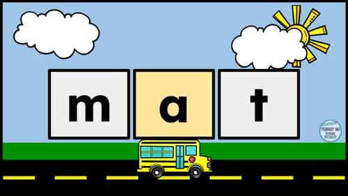 Back to School CVC & Silent E | Digital Phonics | Google Slides ...