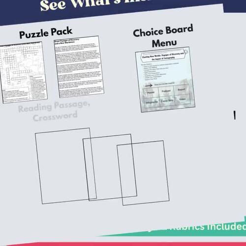 Voyages of Discovery & Cartography Advances Bundle — HSS 7.11.1 | TPT