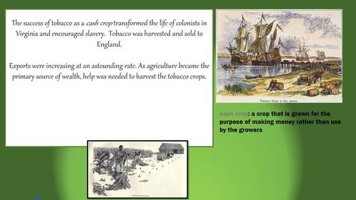 VS4 Life in a Virginia Colony PowerPoint Cultural Landscape Colonial ...