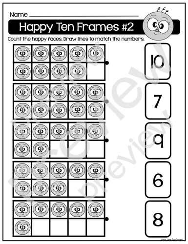 Happy Face Teen Numbers - Ten Frames Addition and Subtraction to 20 ...