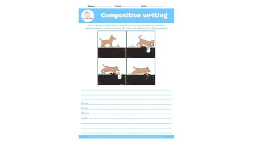 COMPOSITION WRITING WORKSHEET | Writing Skills | Creative Story | ESL ...
