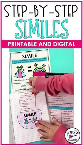 Figurative Language Similes | Figurative Language Worksheets | Google ...