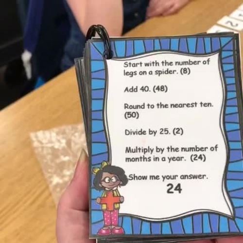 Mental Math Task Cards Kindergarten Morning Work Keeping My Kinders Busy