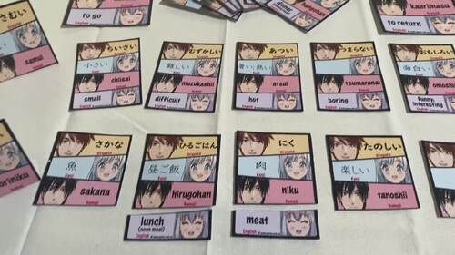 Japanese Anime Vocabulary Flashcards - NUMBERS set | TPT