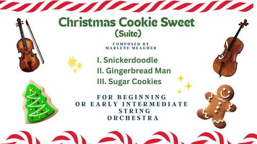 Christmas Cookie Suite, Holiday Music for Beginning Orchestra | TPT