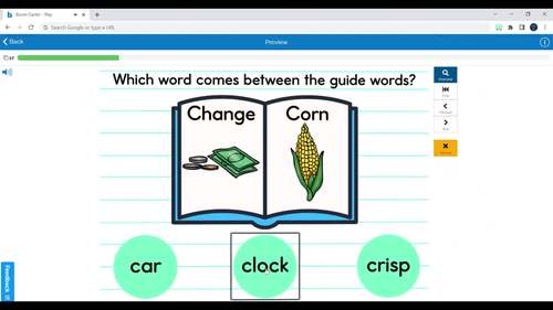 Dictionary Skills Bundle Boom Cards by Hands on Learning LLC | TPT