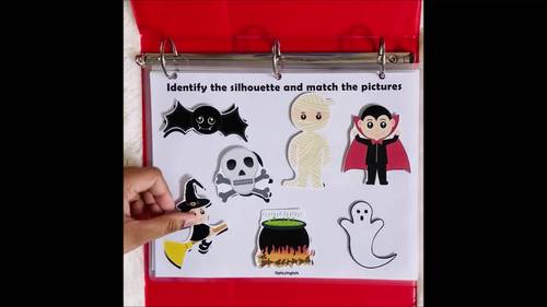 Halloween Busy Book, Fall/ Autumn Quiet Book, Learning Binder, Busy Book