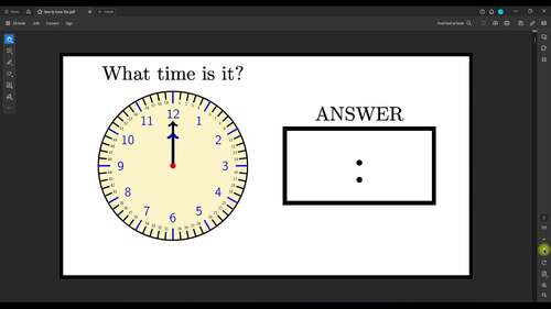 Analog Clock-How To Tell Time by MateFisEdu | TPT