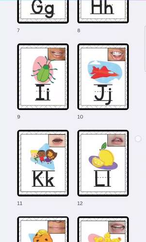 Amplify CKLA Alphabet Wall Posters - Black Border by Michelle Beitzel