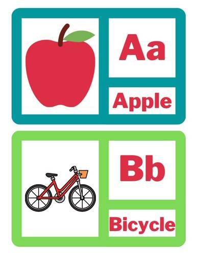 Alphabet Cards | ABC Flashcards-flash cards letters-back to school ...