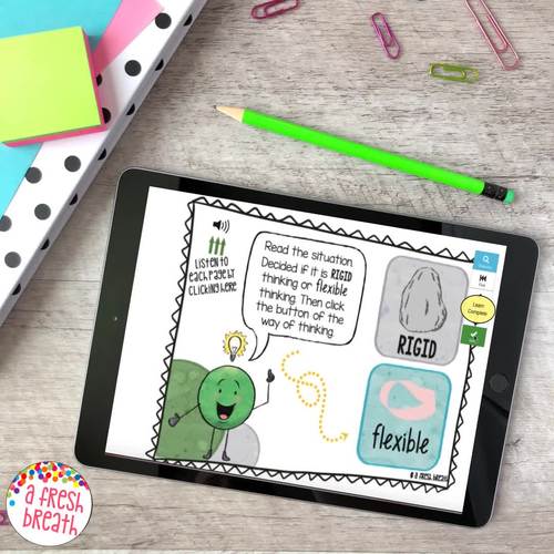 Rigid vs Flexible Thinking Boom Digital Task Cards Volume 2 | Distance ...