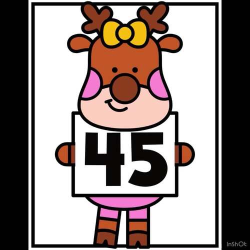 Skip Counting by 5s Classroom Posters | Reindeer Theme | Numbers up to 120