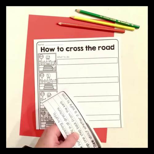 How To Cross The Road | Road Safety Sequencing Worksheets & Digital ... How To Cross The Road | Road Safety Sequencing Worksheets & Digital ...